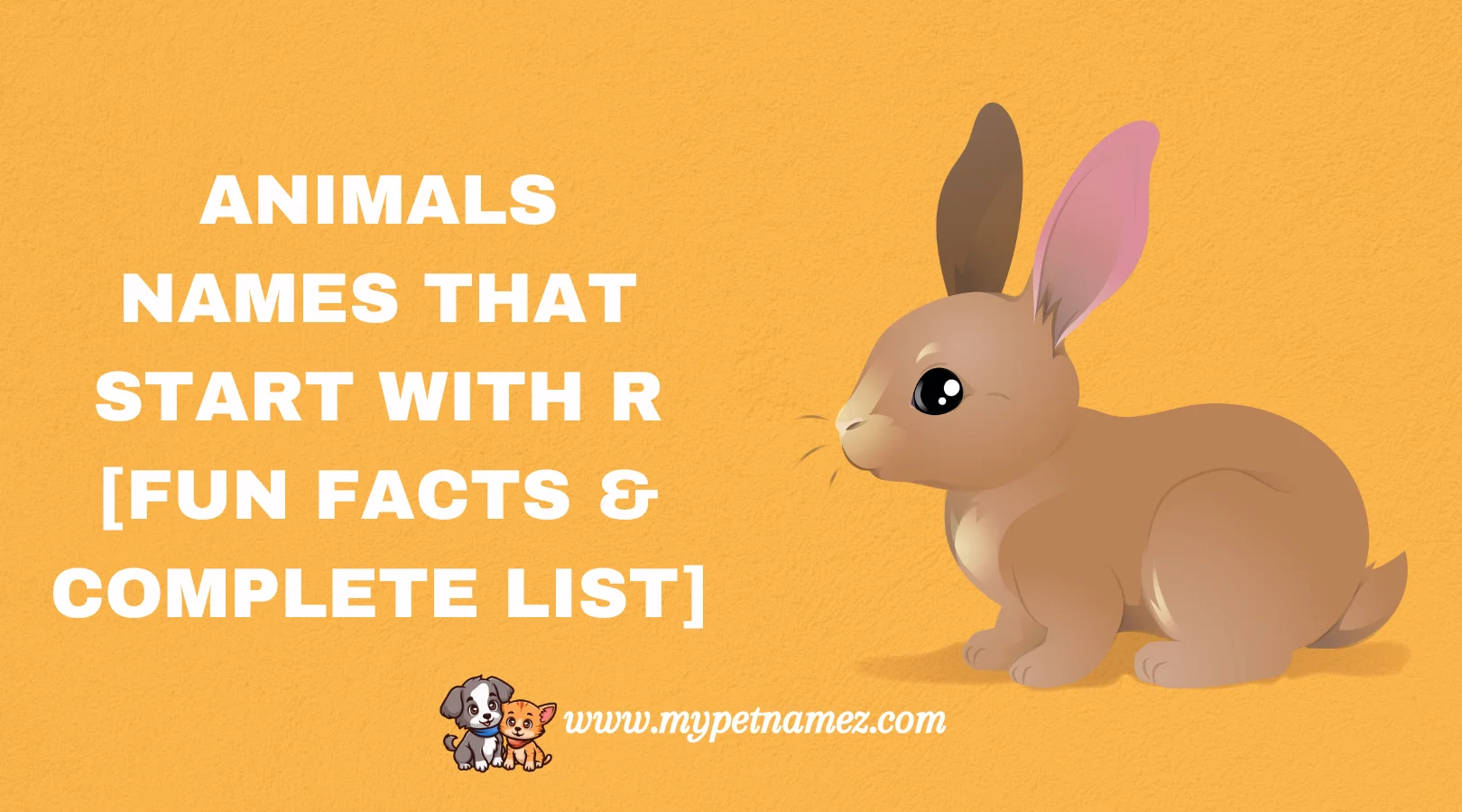 Animals Names That Start with R