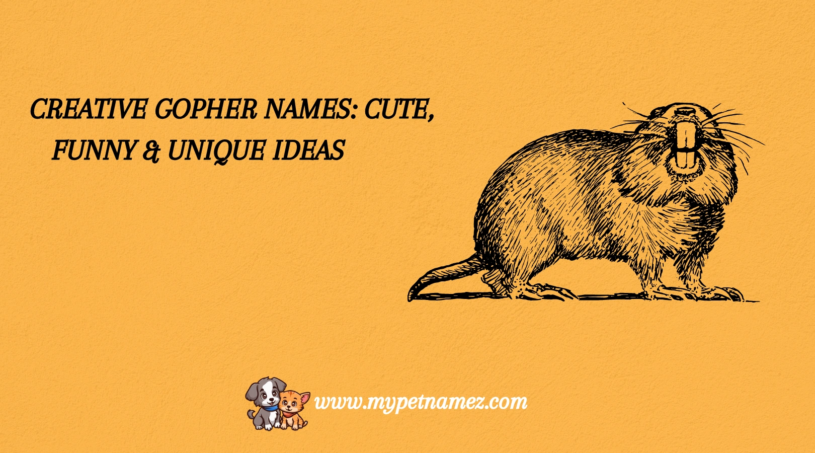 Gopher Names: Cute, Funny & Unique Ideas